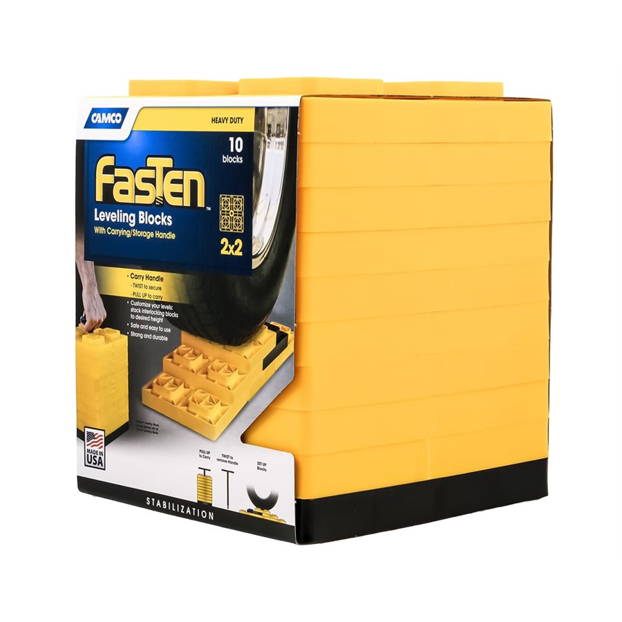 Leveling Blocks 2x2 Yel 10Pk