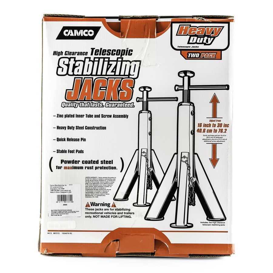 Stabilizer Jack Telescopic 2pk
