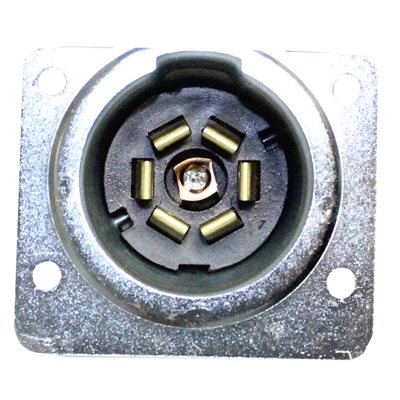 Socket 7-Way Flat Metal