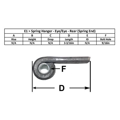 Hanger Eye Rear (Spring End)