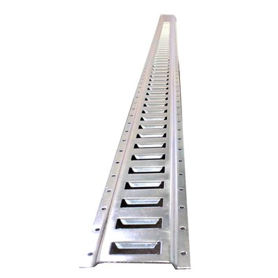 E-Track 10ft Horizontal Galv 12 Gauge