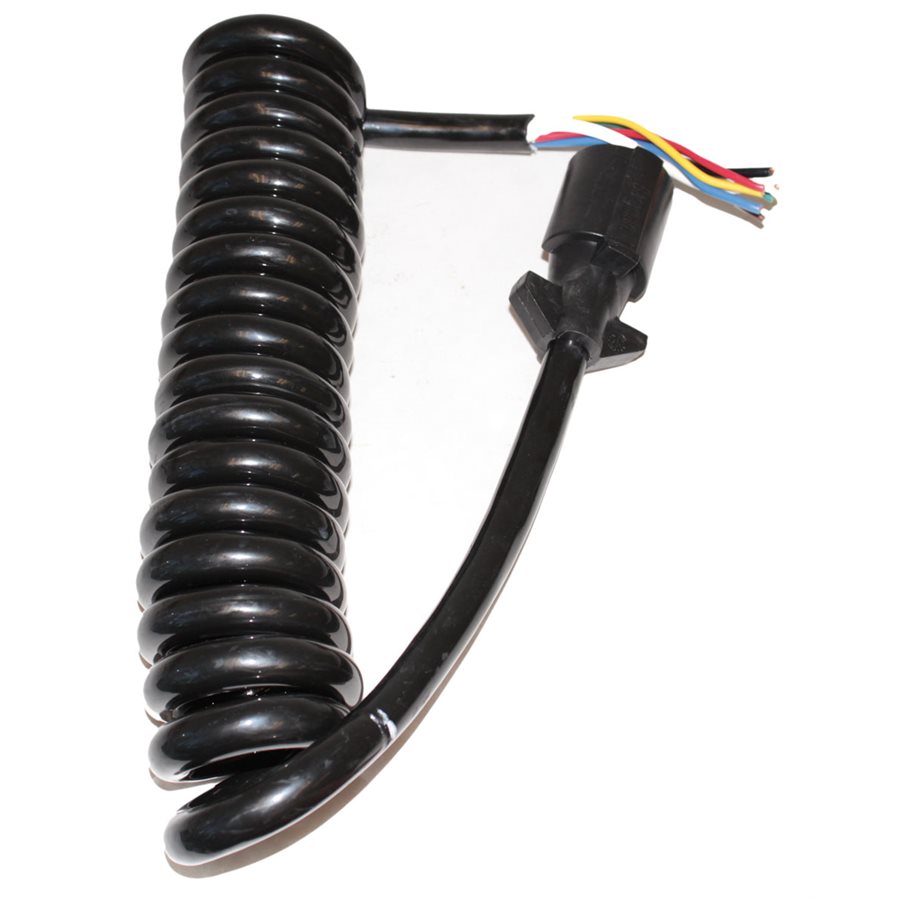 Plug 7-Way RV 8ft Cable Coiled
