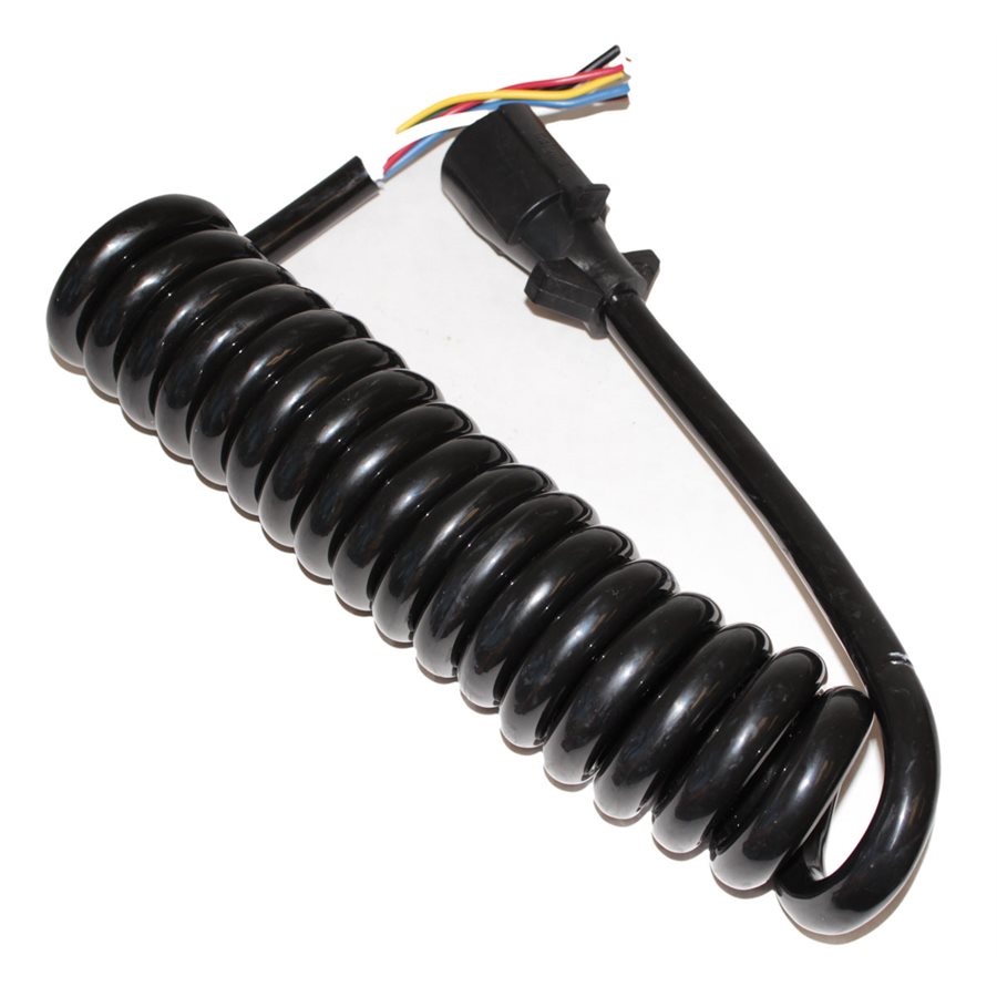 Plug 7-Way RV 8ft Cable Coiled