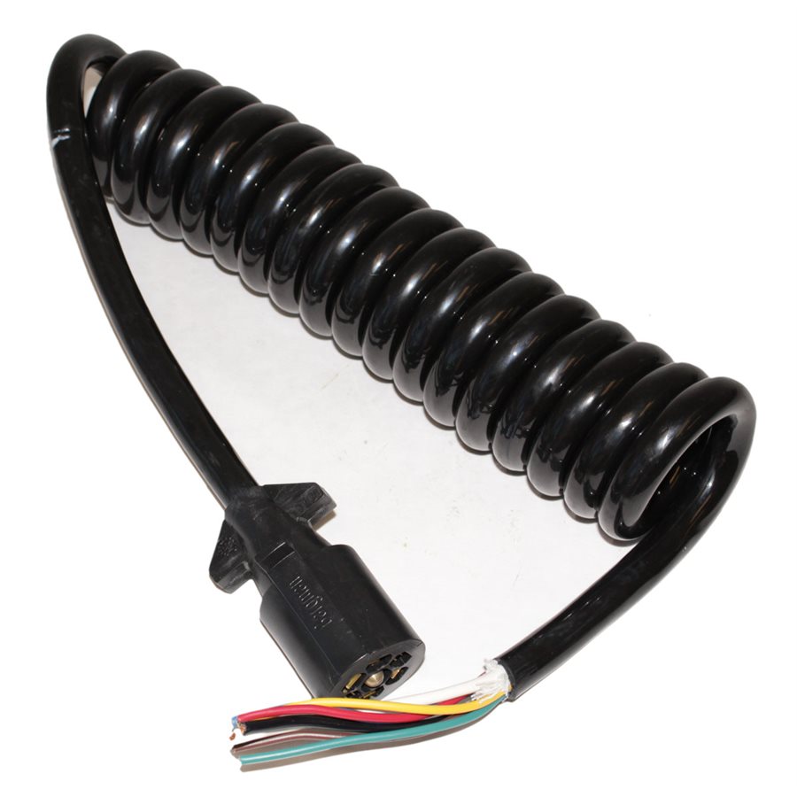 Plug 7-Way RV 8ft Cable Coiled