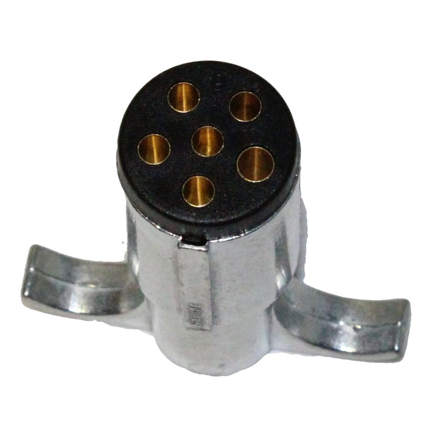 Plug 6-Way Cast Metal Pkg