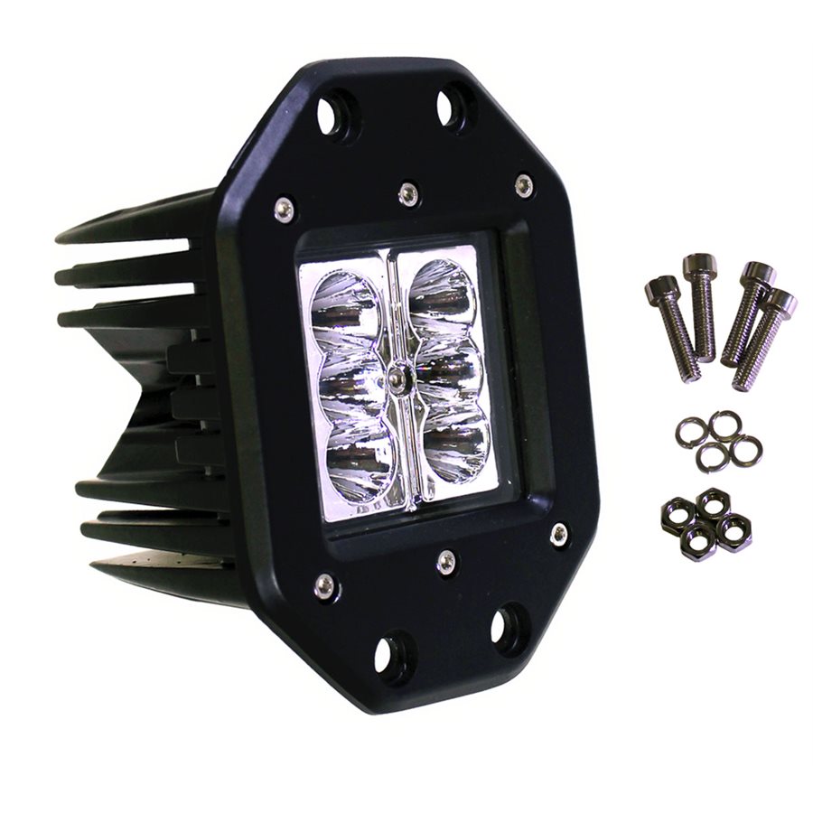 (WSL) Light Work LED Flush Mount Square 18 Watt